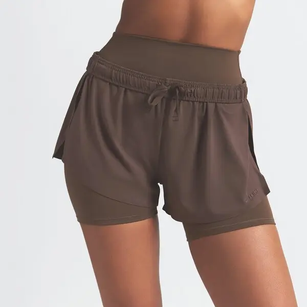 SKIMS Mini Shorts - Dark Sepia