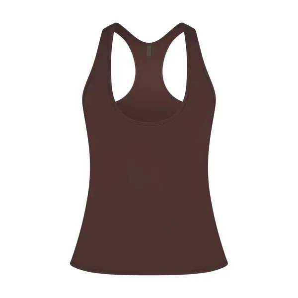 SKIMS Racerback Tank - Dark Sepia