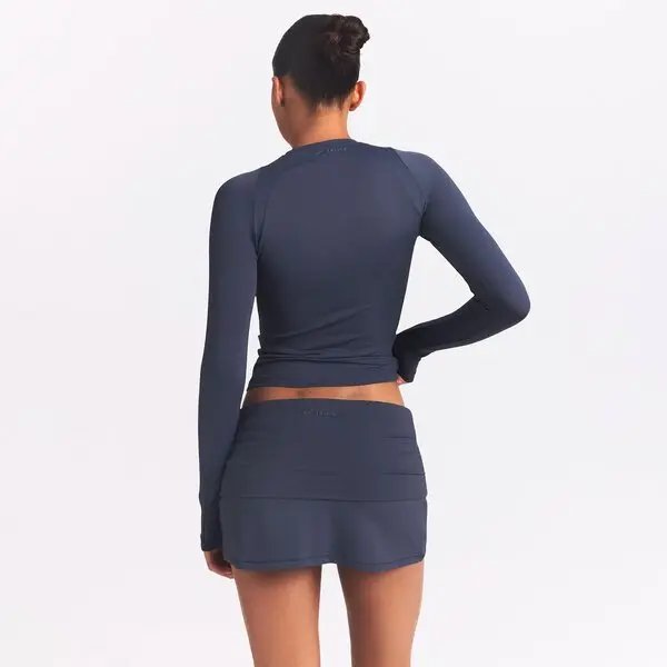 SKIMS Long Sleeve Crew Neck Top - Deep Royal