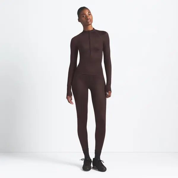 SKIMS Long Sleeve Half Zip Top