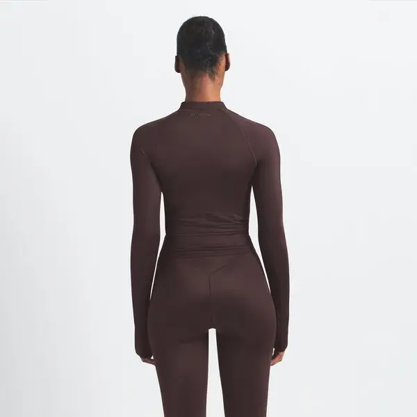 SKIMS Long Sleeve Half Zip Top