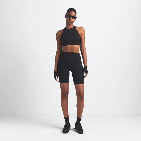 SKIMS 7" Biker Short - Obsidian