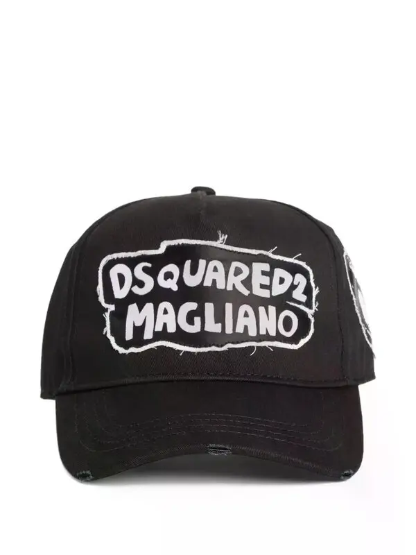Dsquared2 Slogan-print Baseball Cap - Black
