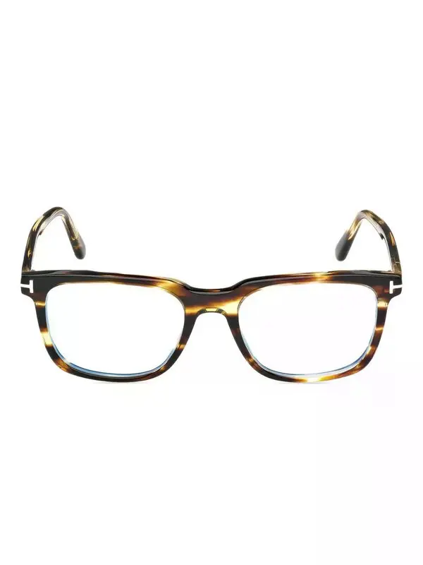 TOM FORD Eyeglasses Square Frame - Brown