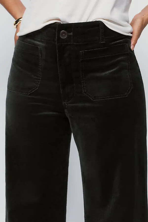 Maeve The Colette Full-length Velvet Pants