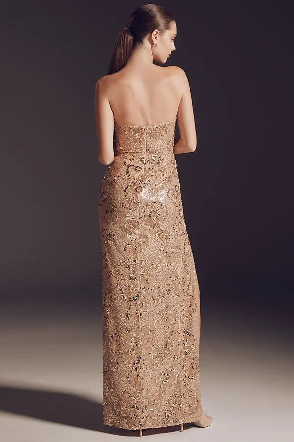 HELSI Lola Strapless Sequin Maxi Dress
