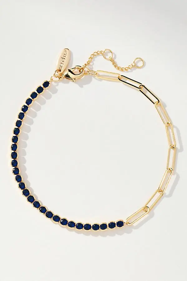 Anthropologie Daty Crystal Bracelet - Sapphire