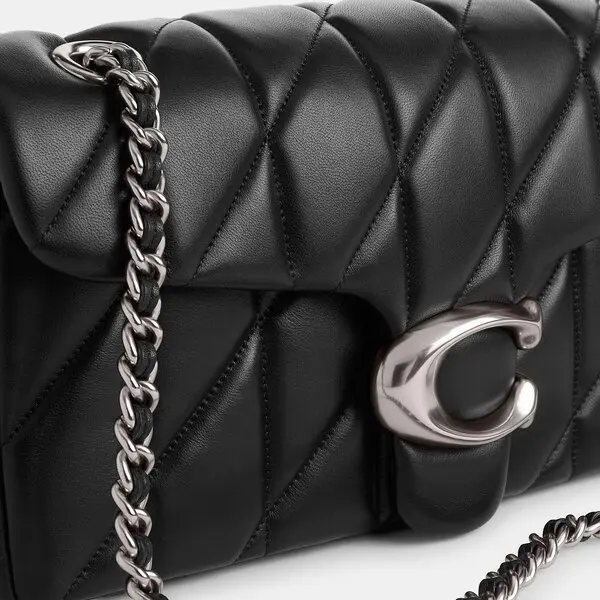 COACH Tabby Shoulder Bag 26 With Pillow Quilting - Silver/black