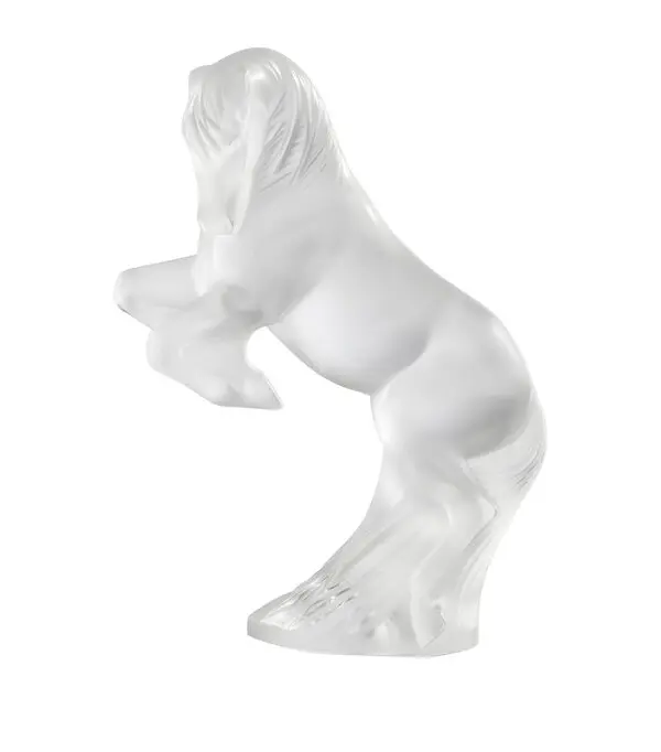 Lalique Small Prancing Horse Sculpture - Clear