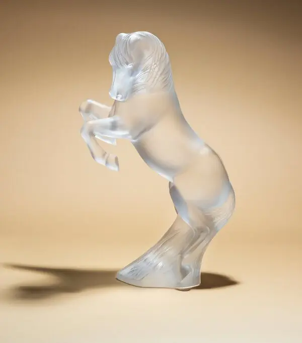 Lalique Large Prancing Horse Sculpture