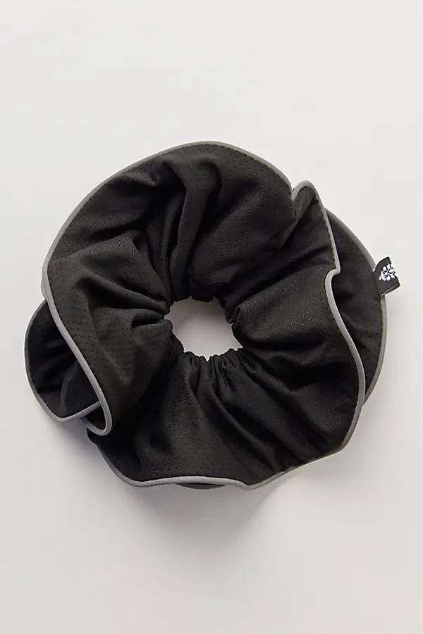 Free People Spotlight Super Reflective Scrunchie - Black