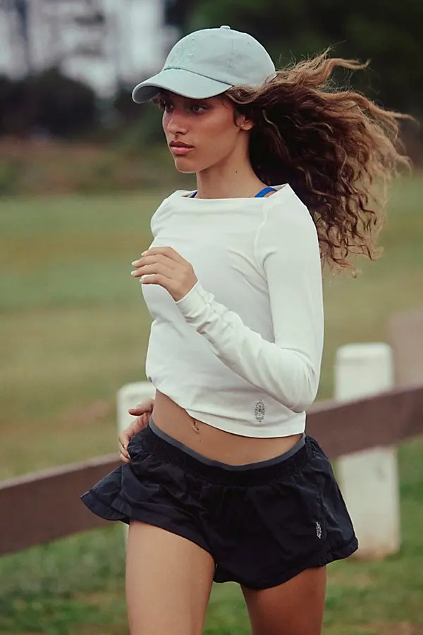Free People Up Next Long Sleeve Top - White