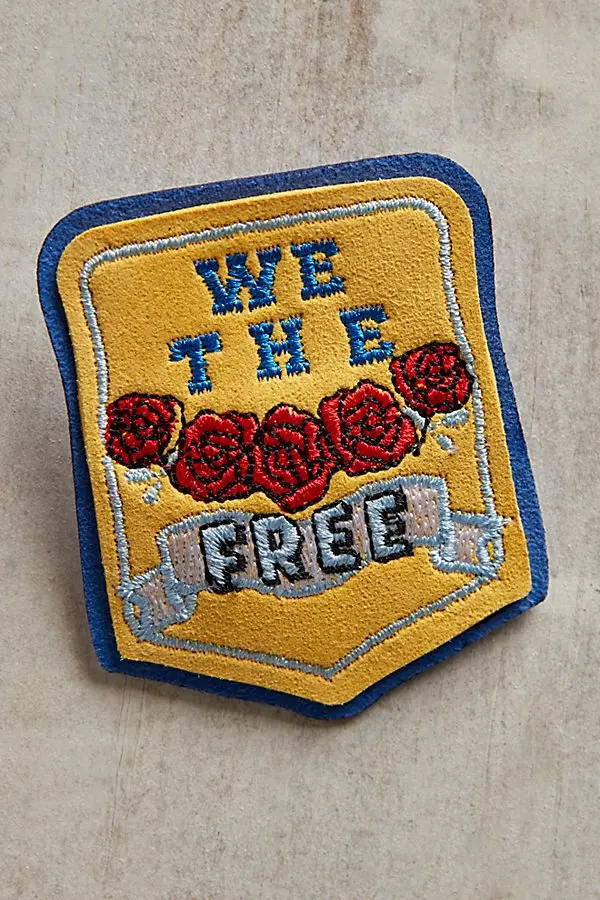 Free People We The Free Academy Patch Brooch