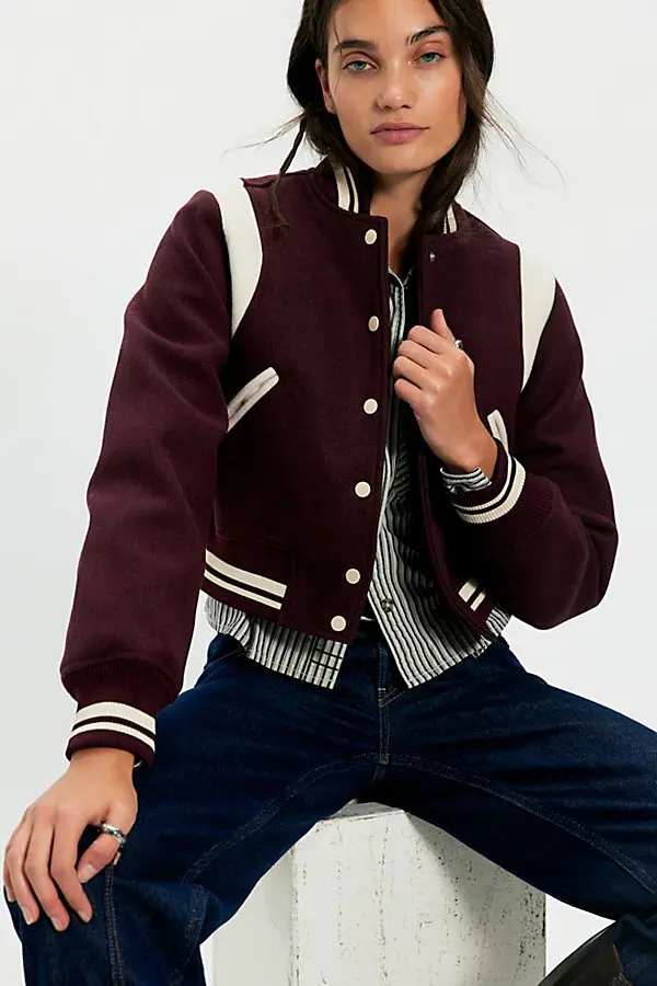 Blanknyc Smart Move Jacket - Wine