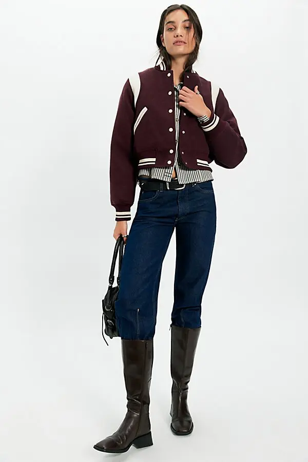 Blanknyc Smart Move Jacket - Wine