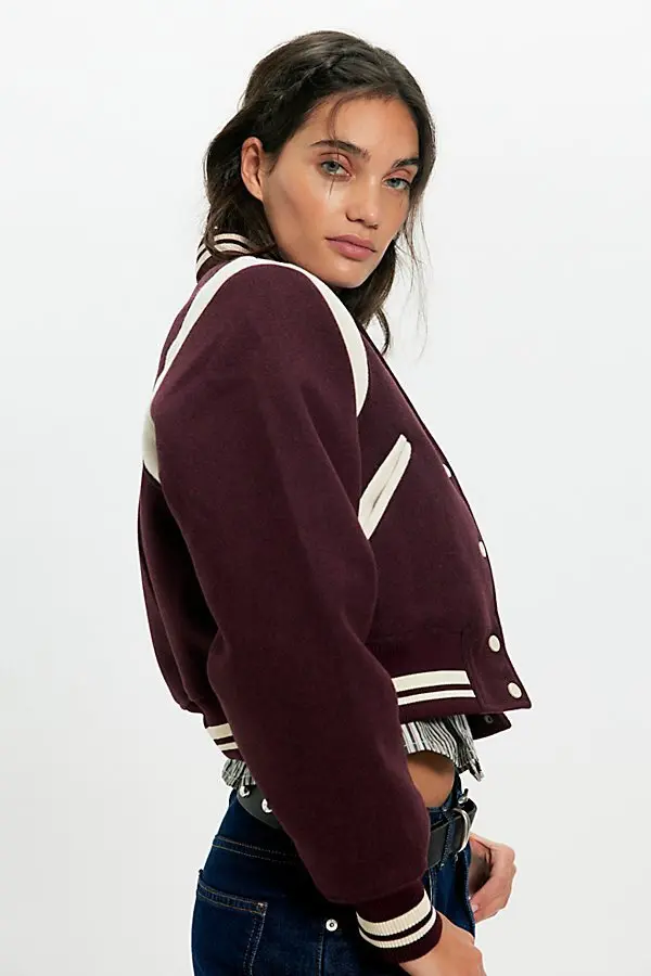 Blanknyc Smart Move Jacket - Wine