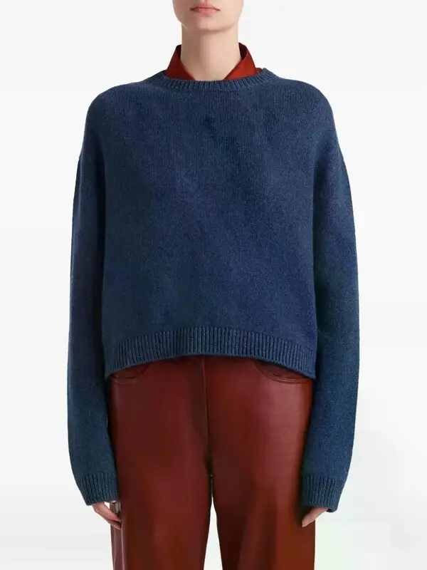 Khaite Cashmere Crew Neck Sweater