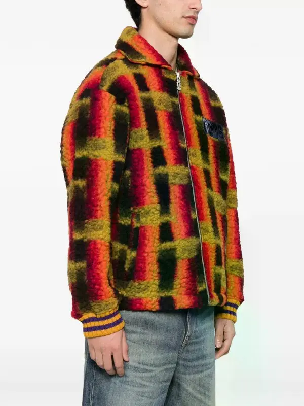 Gcds Textured Zip-up Jacket