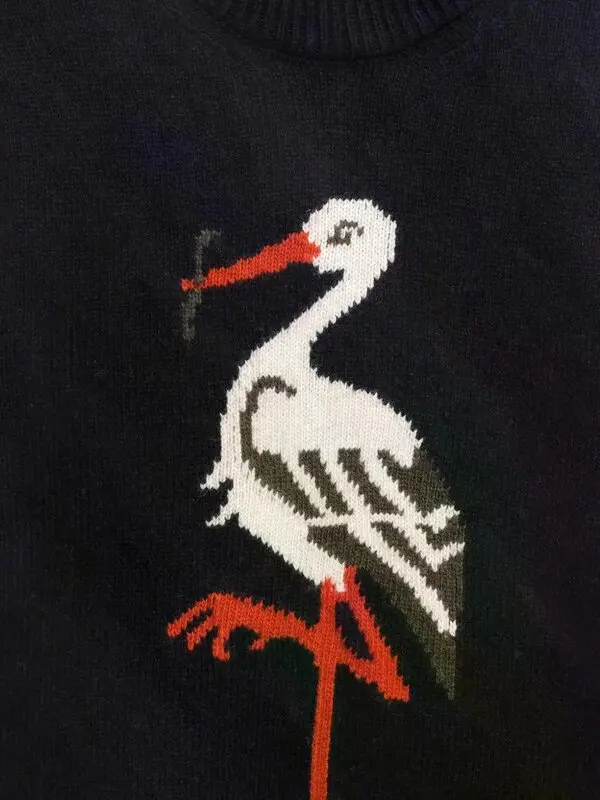 DURAN LANTINK Embroidered High Neck Sweater