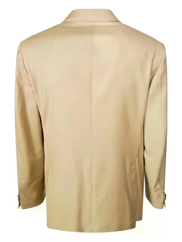 MANUEL RITZ Brooch-detail Single-breasted Suit - Neutrals
