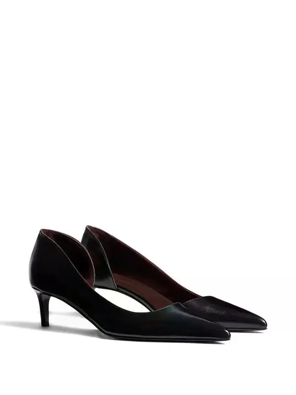 Khaite 45mm Jett D'orsay Heeled Pumps - Black