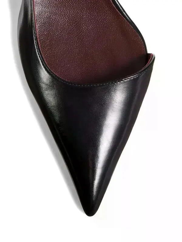 Khaite 45mm Jett D'orsay Heeled Pumps - Black