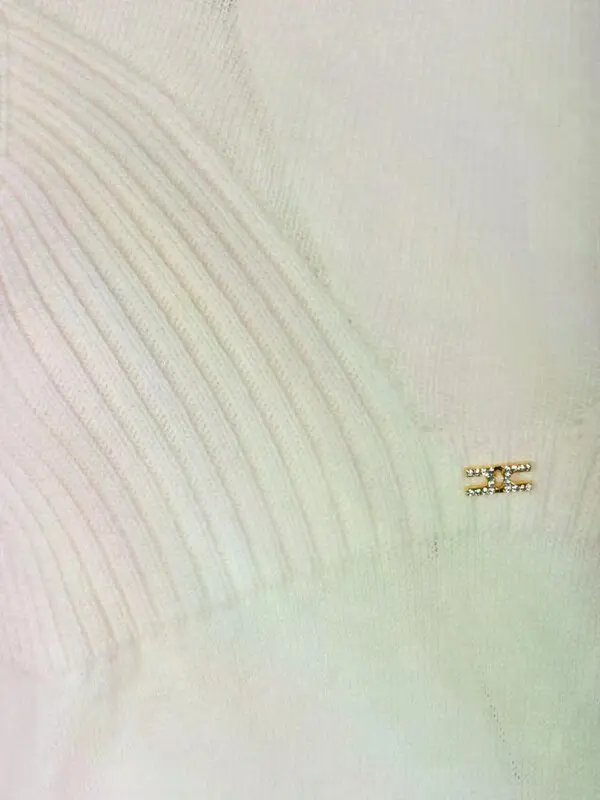 Elisabetta Franchi Ribbed Knit Top