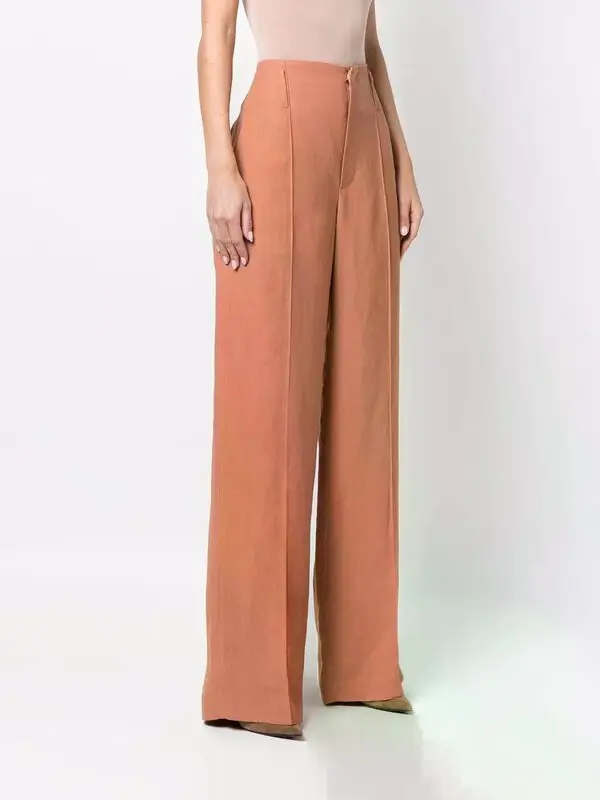 Brunello Cucinelli Chain-trim Wide-leg Trousers