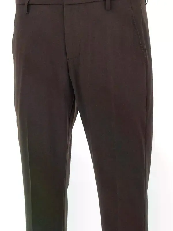 DONDUP Buttoned Logo-detail Trousers