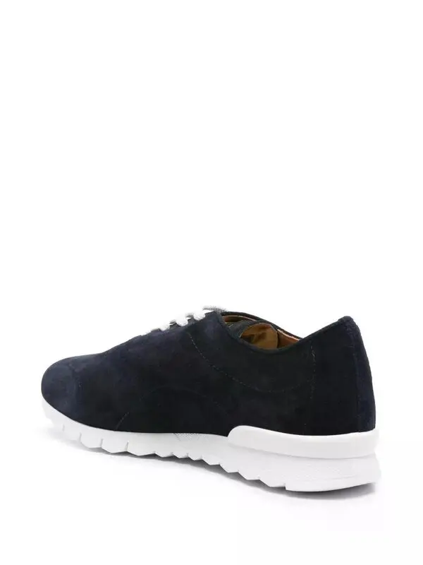 Kiton Lace-up Suede Sneakers