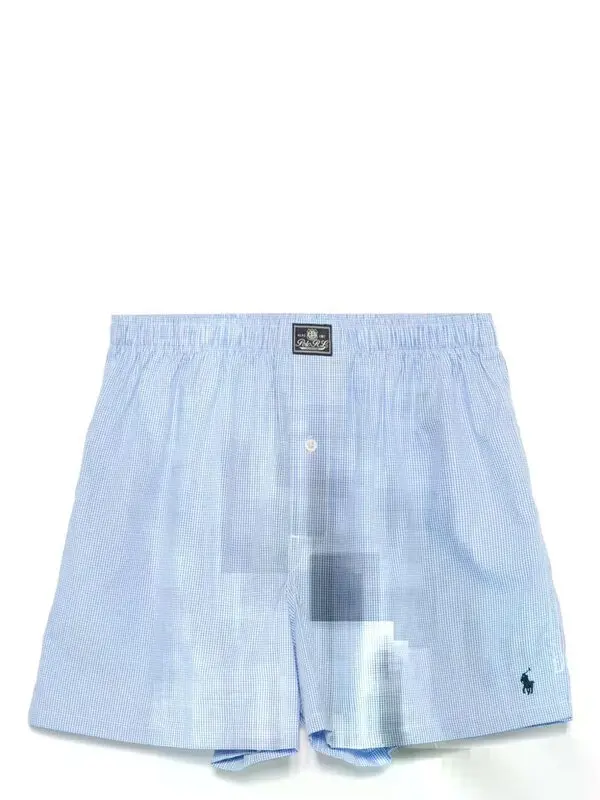 Polo Ralph Lauren Logo-embroidered Boxers - Blue