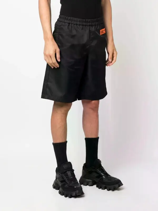 Heron Preston Logo Patch Shorts