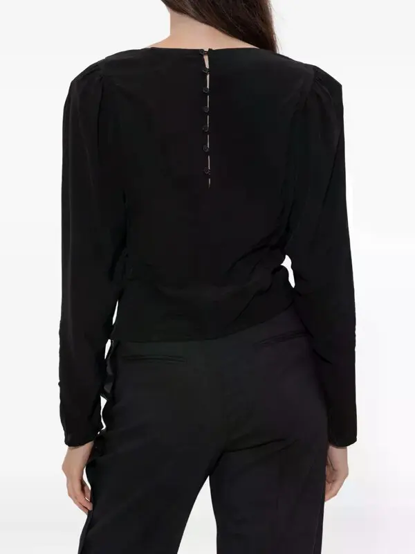 IRO PARIS Lace Panelled Blouse