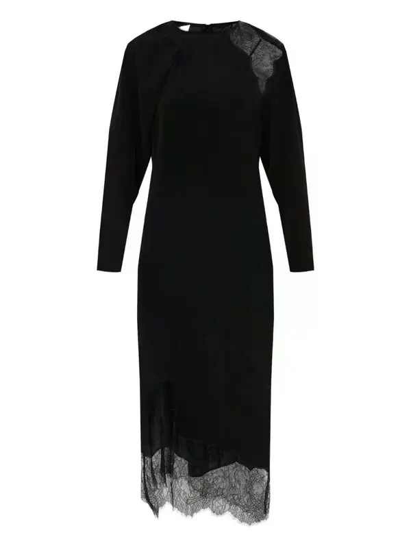 IRO PARIS Adima Lace-panel Midi Dress