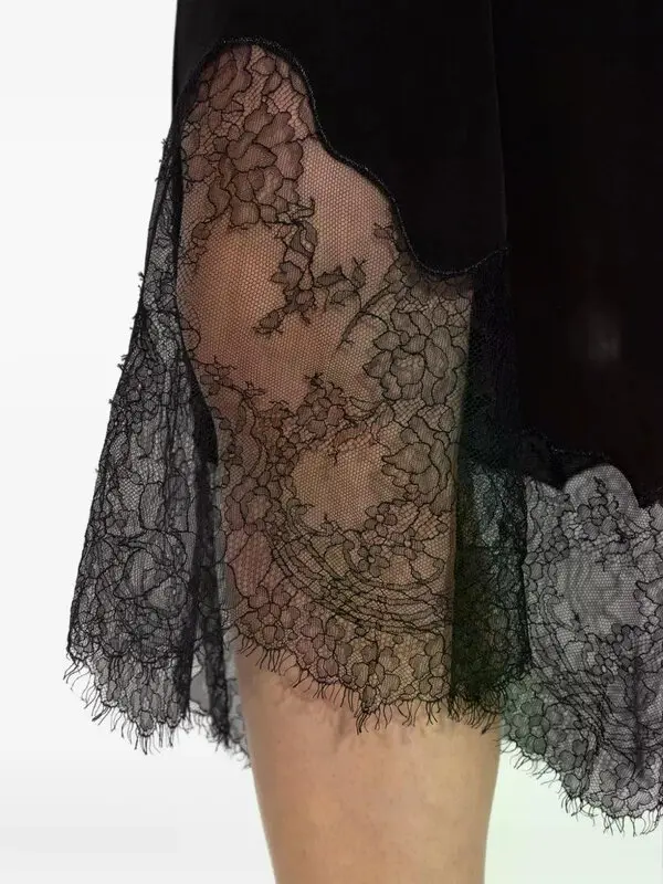 IRO PARIS Adima Lace-panel Midi Dress