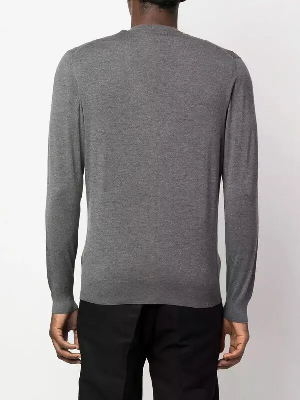 Colombo Button-down Knit Cardigan - Grey