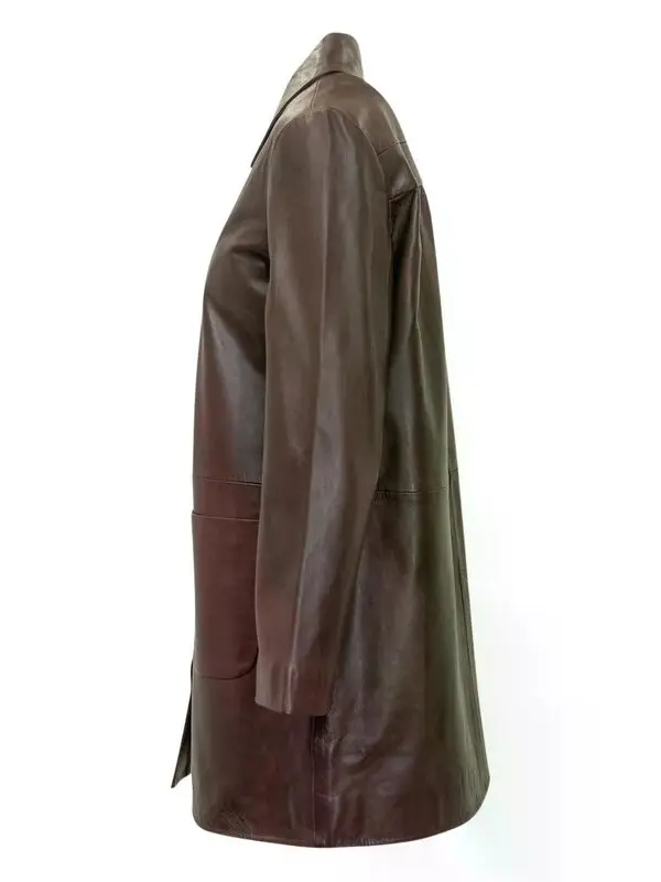 Ba&sh Madie Leather Coat