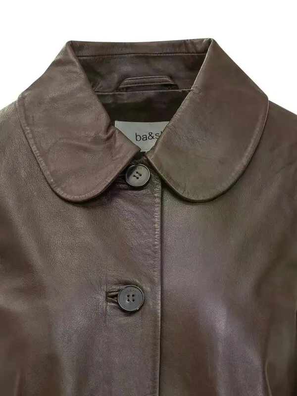 Ba&sh Madie Leather Coat