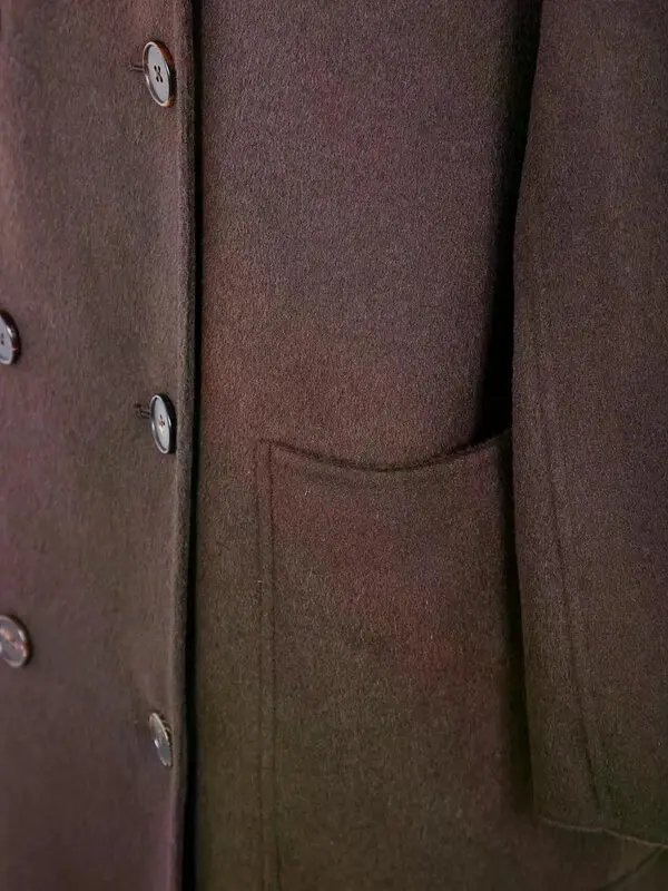 Filippa K Double-breasted Wool Coat - Brown