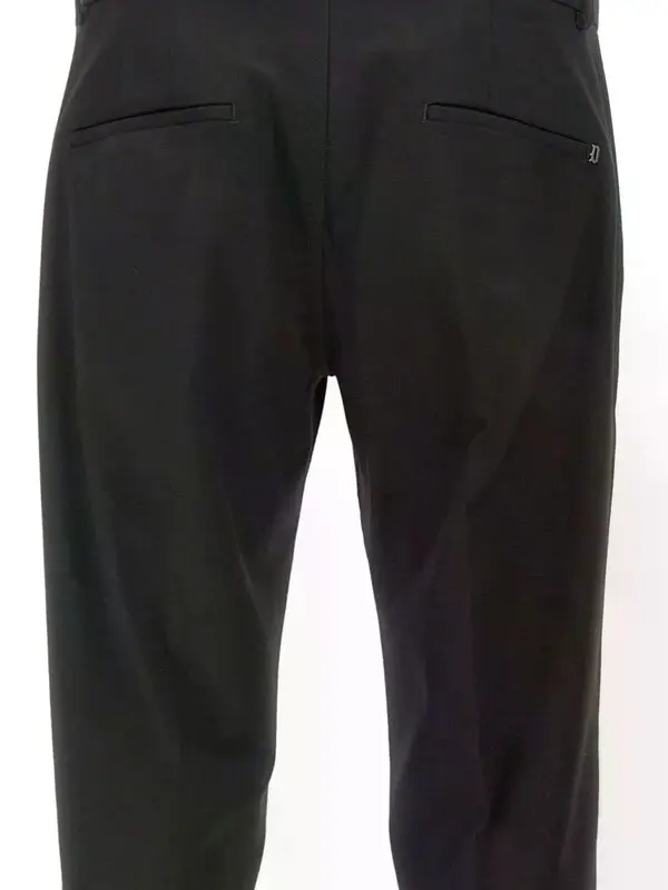 DONDUP Welt Pocket Tailored Trousers - Black