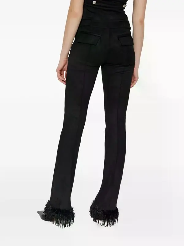 MISBHV Feather-trimmed Trousers