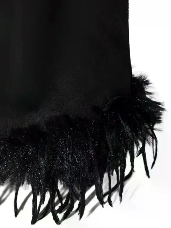 MISBHV Feather-trimmed Trousers