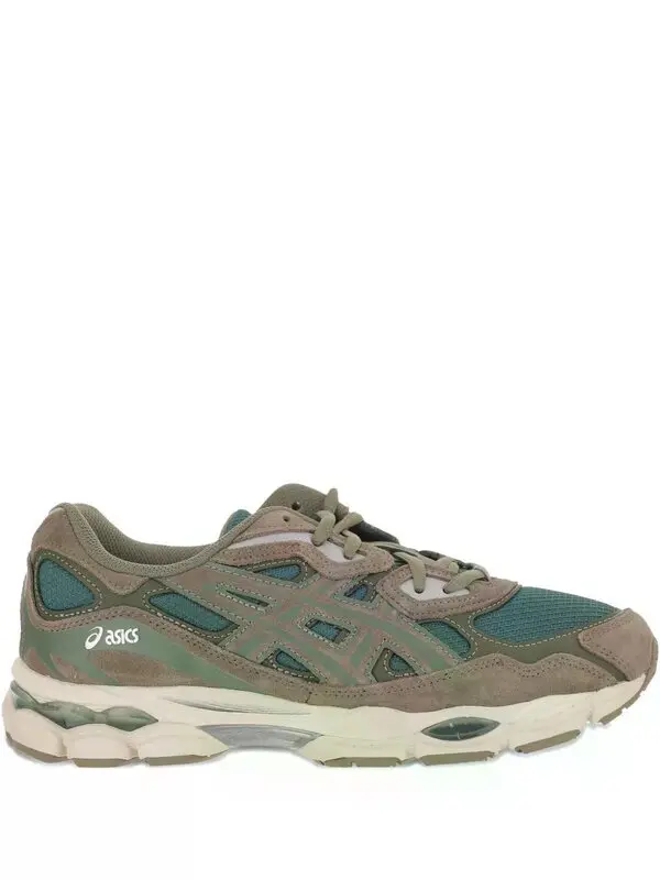 Asics Panelled Gel-sole Sneakers - Green