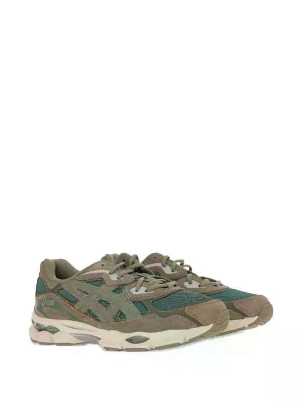 Asics Panelled Gel-sole Sneakers - Green