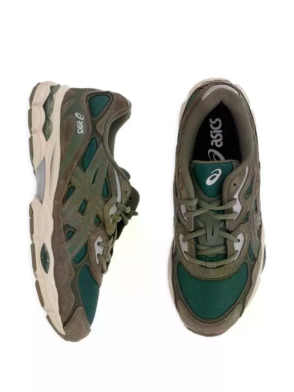 Asics Panelled Gel-sole Sneakers - Green