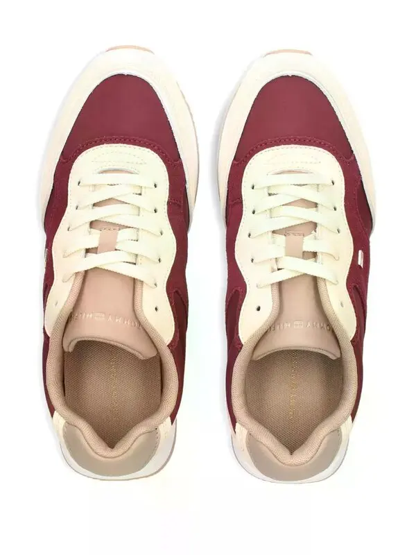 Tommy Hilfiger Logo-detail Sneakers - Red