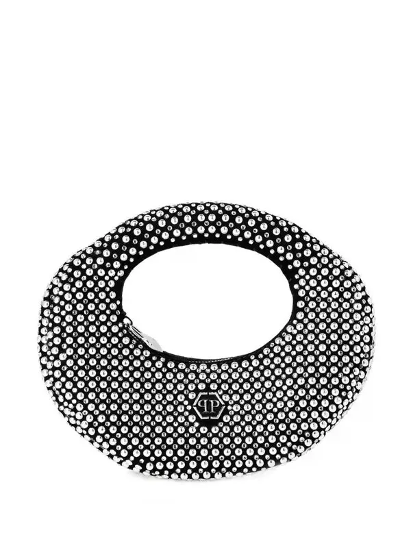 Philipp Plein Oval Stud-embellished Tote