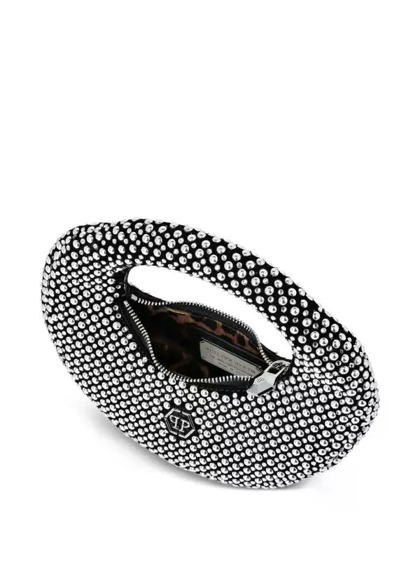 Philipp Plein Oval Stud-embellished Tote