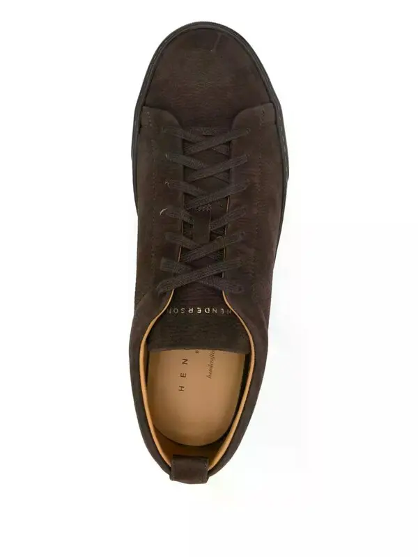 HENDERSON BARACCO Leather Lace-up Sneakers