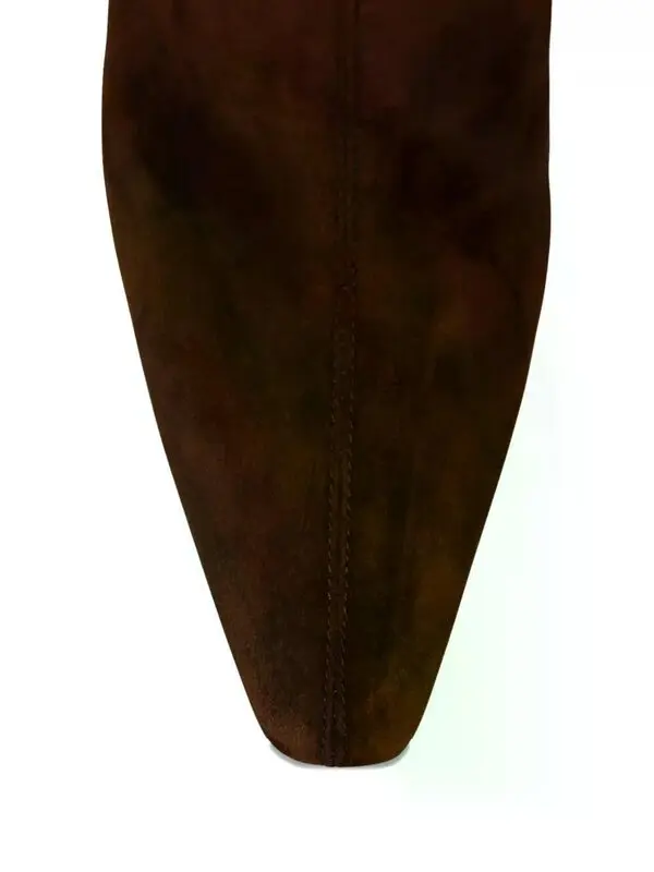 Saint Laurent 85mm Logo-plaque Heeled Boots